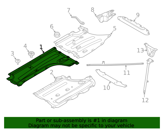 Genuine OEM BMW Front Cover Part# 51759850508 Fits 2018-2023 BMW: Up To ...