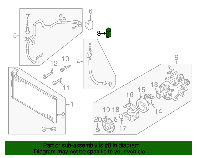 97626-3L000 - Expansion Valve - 2006-2011 Hyundai | World OEM Parts Hyundai