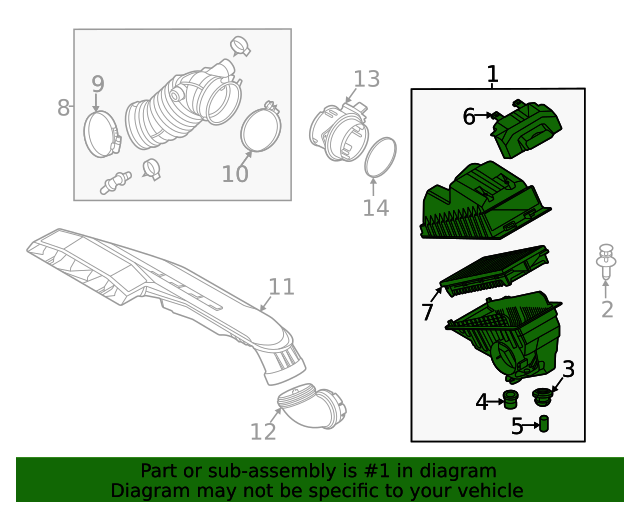 28110-L0200 - Air Cleaner Assembly - 2020-2023 Hyundai | hyundaiparts