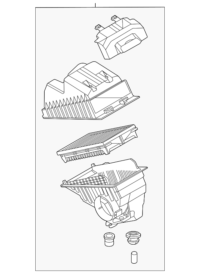 Genuine Air Cleaner Assembly for 2020-2023 Hyundai | Part# 28110-L0200 ...