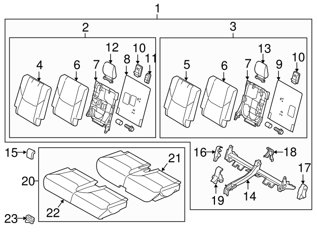 2018 Mazda CX-9 Cushion Cover TM53-88-211-2A | QuirkParts