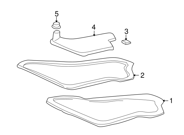 1997-2011 GM Automatic Transmission Fluid Pan Gasket 24206182 ...