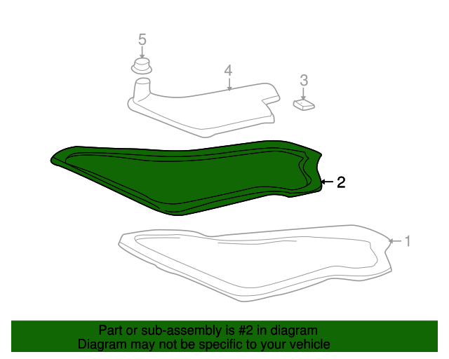 1997-2011 GM Automatic Transmission Fluid Pan Gasket 24206182 | GM ...