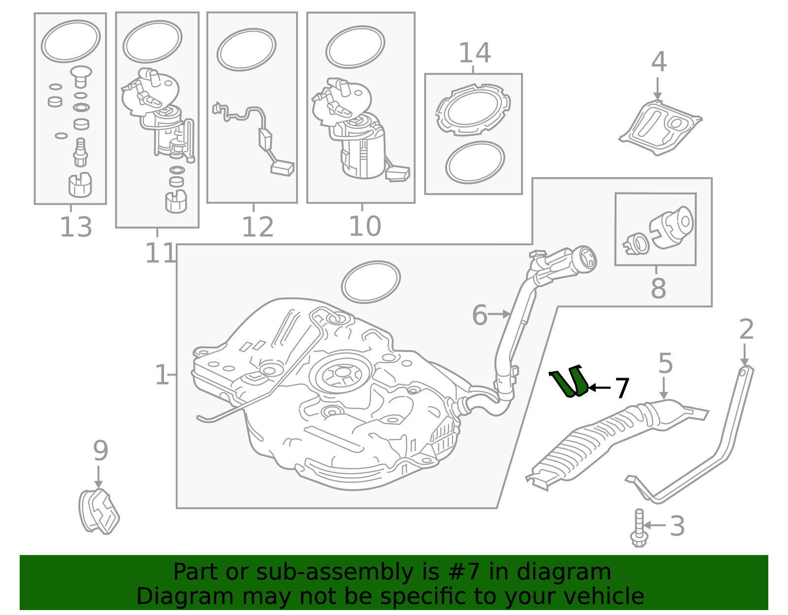 17667-TBA-A01 - 2016-2021 Honda Civic - Bracket Fuel Filler | Genuine ...