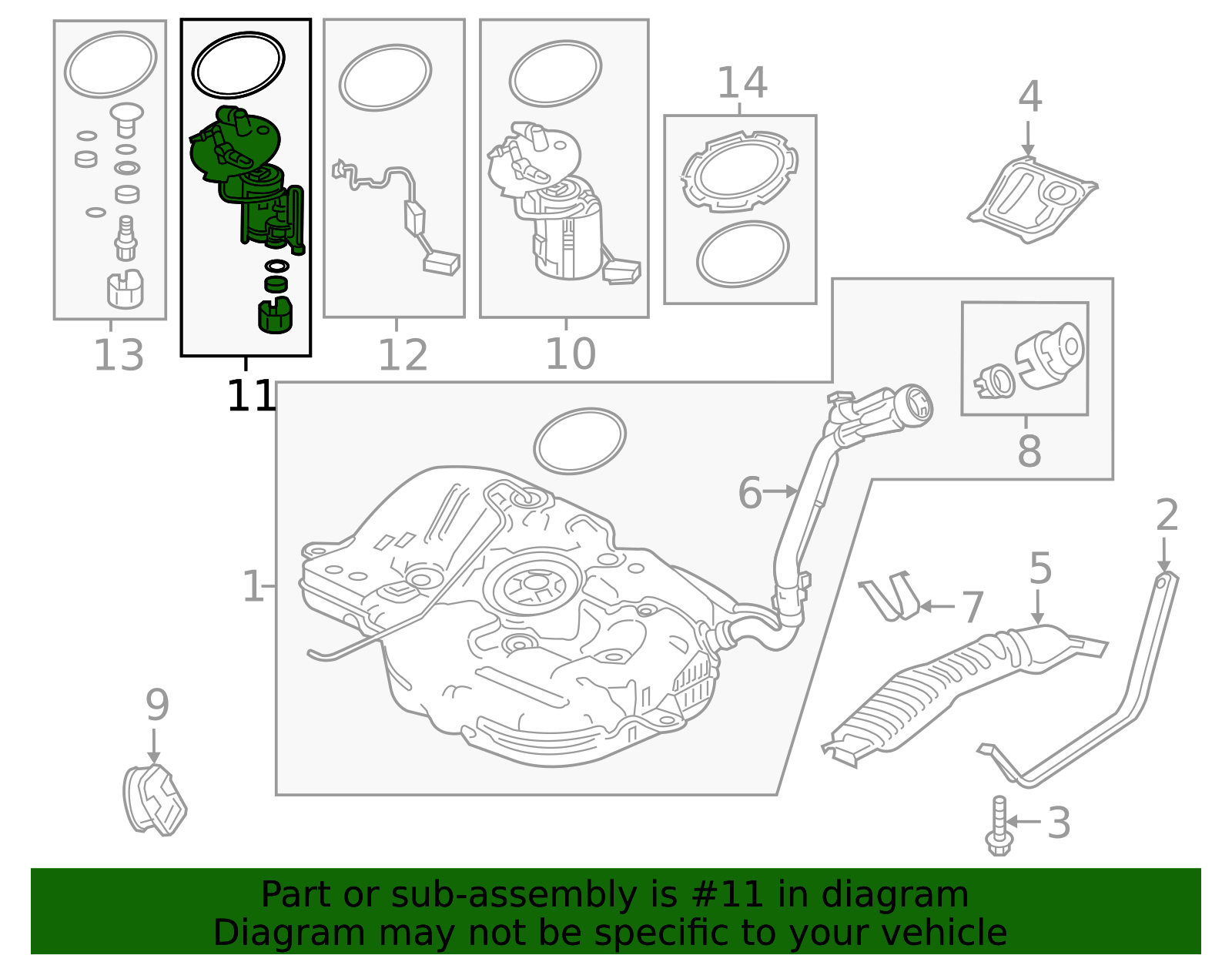 17048-TBA-A01 - Filter Set Fuel - 2016-2020 Honda Civic | Genuine Honda ...