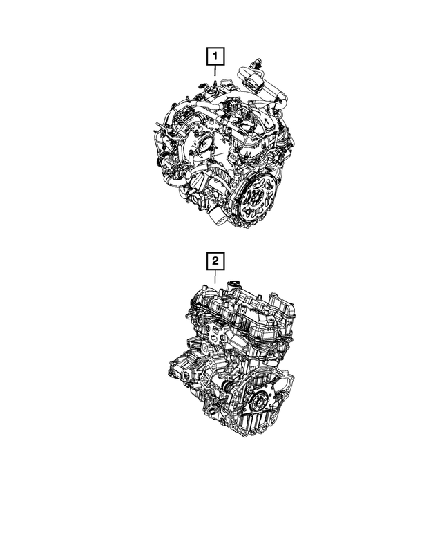 2020-2023 Jeep Wrangler Complete Engine 04893726CB | Mopar eStore