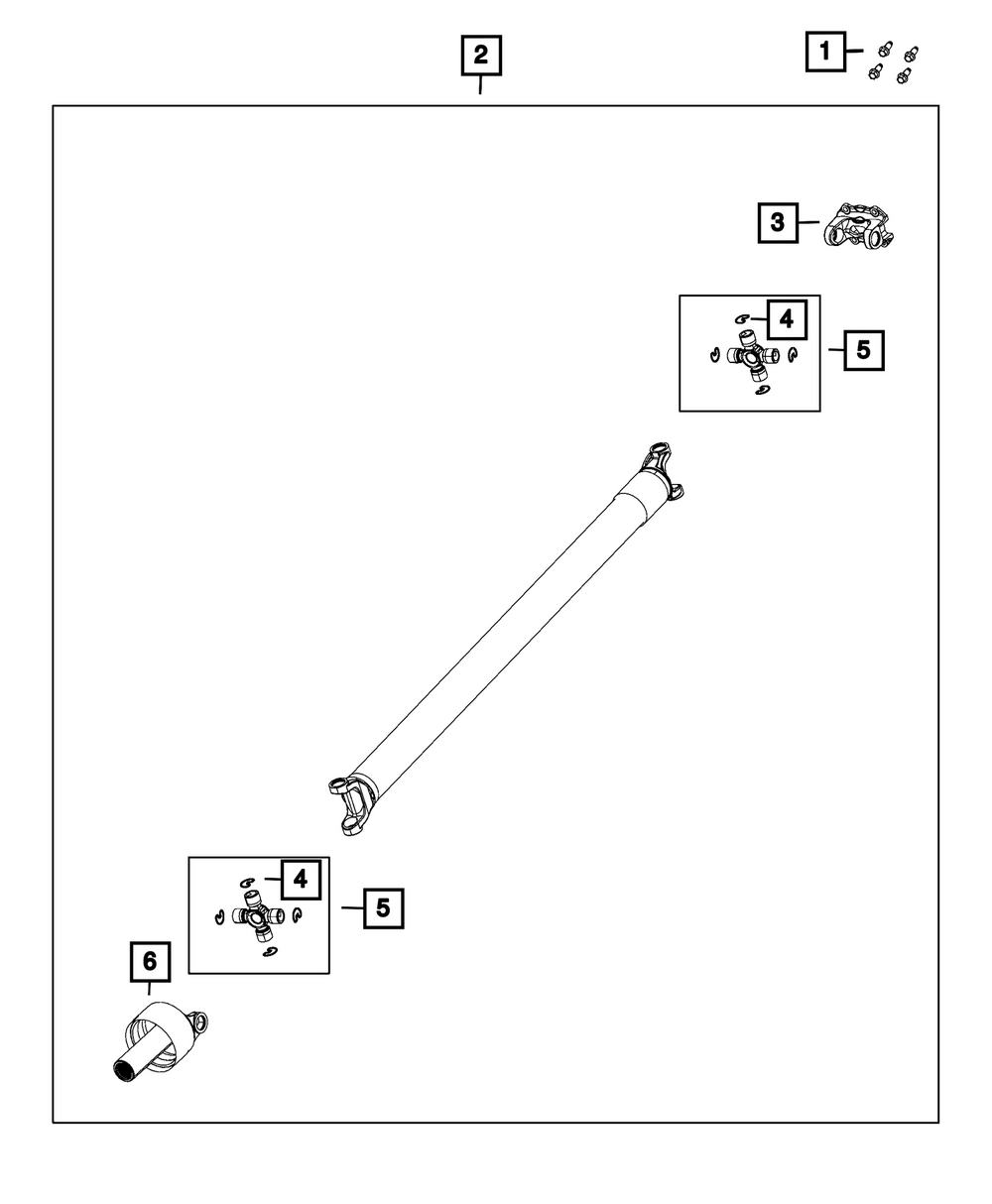2019-2025 Ram Drive Shaft Flange 68533398AA | My Mopar Parts