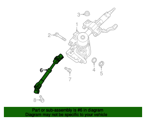 56400-3X002 - Lower Shaft - 2012-2015 Hyundai | Conicelli Hyundai