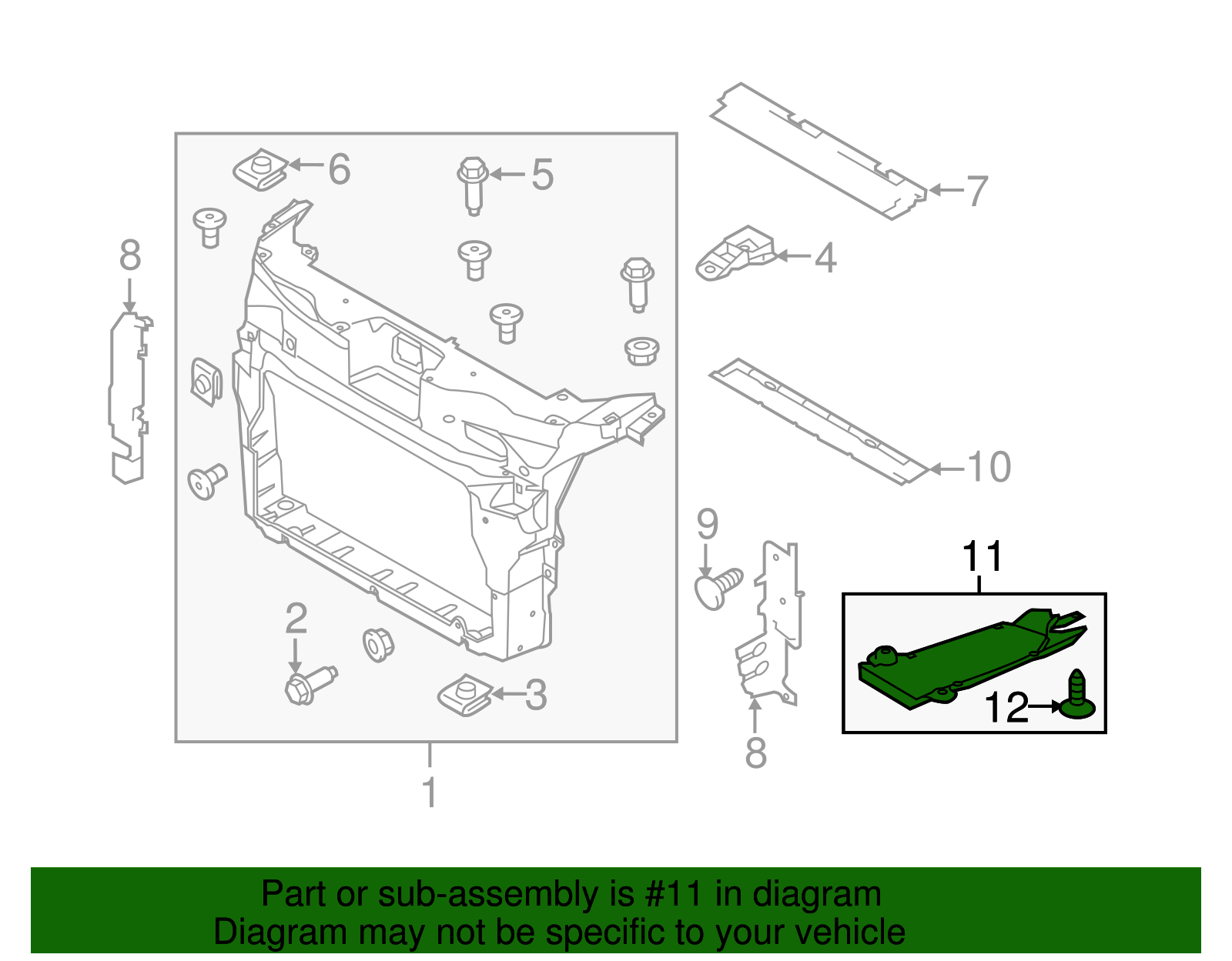 2015-2019 Ford OEM NEW 2015-2019 Ford Explorer Police Interceptor Lower ...
