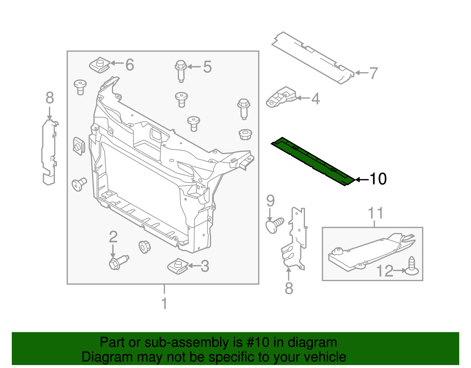 DB5Z-8349-A - Lower Deflector 2013-2019 Ford | Big 3 Auto Parts