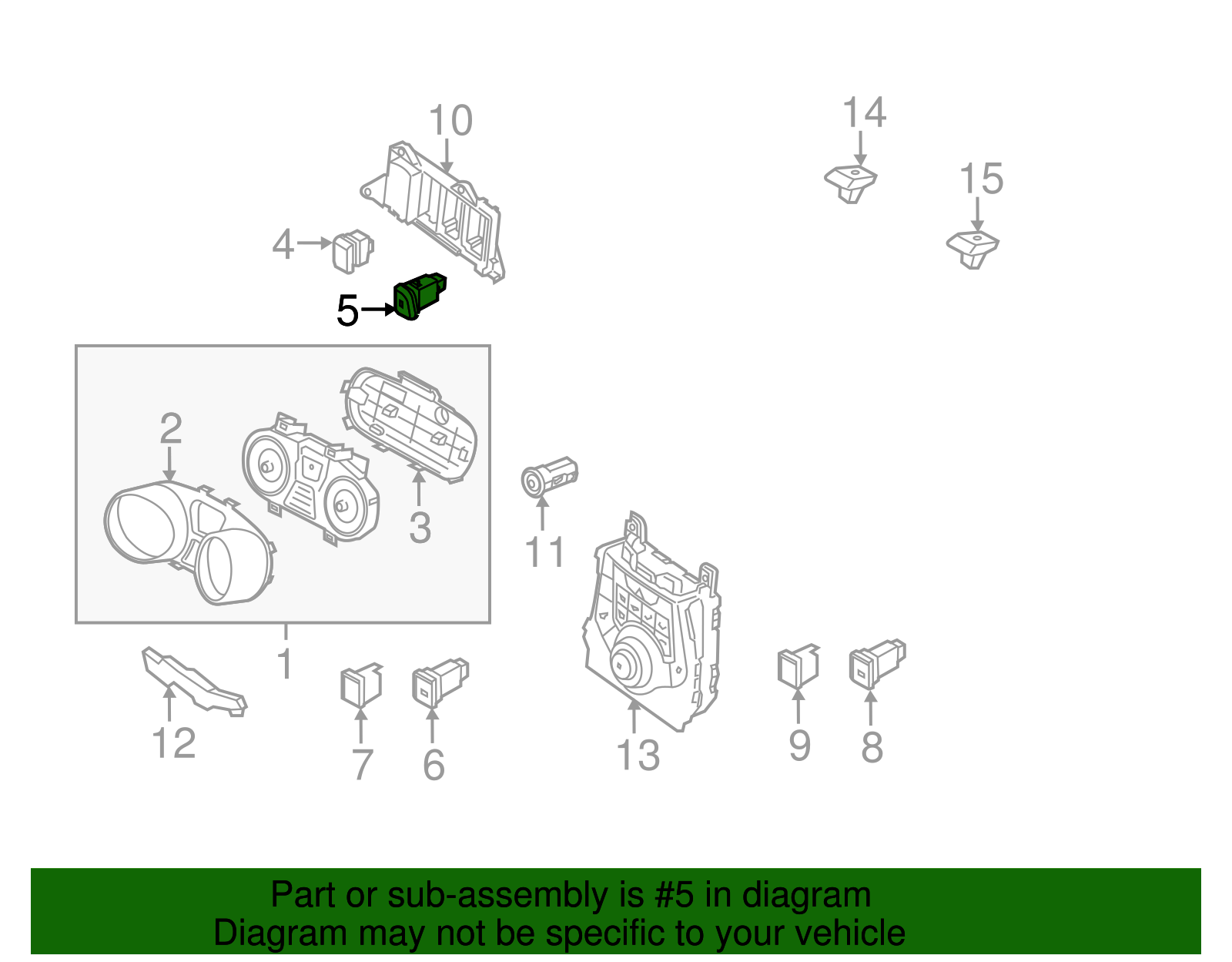 93750-3X000-YDA - Switch - 2011-2014 Hyundai | World OEM Parts Hyundai