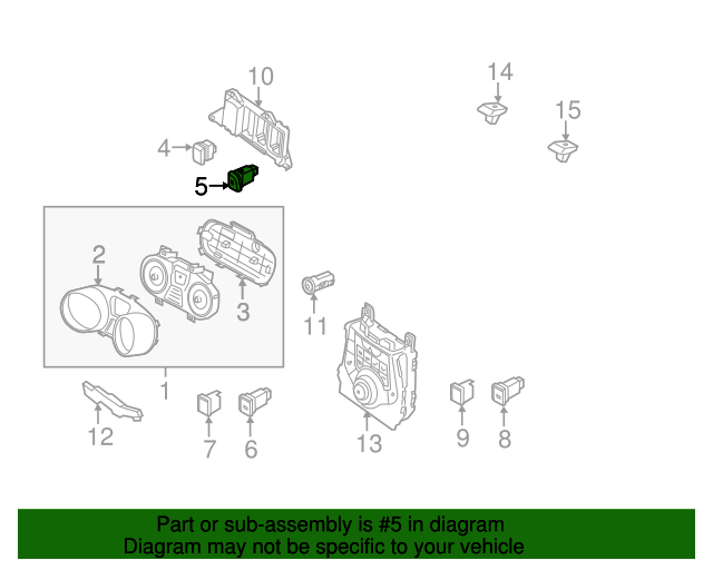 93750-3X000-YDA - Switch - 2011-2014 Hyundai | World OEM Parts Hyundai