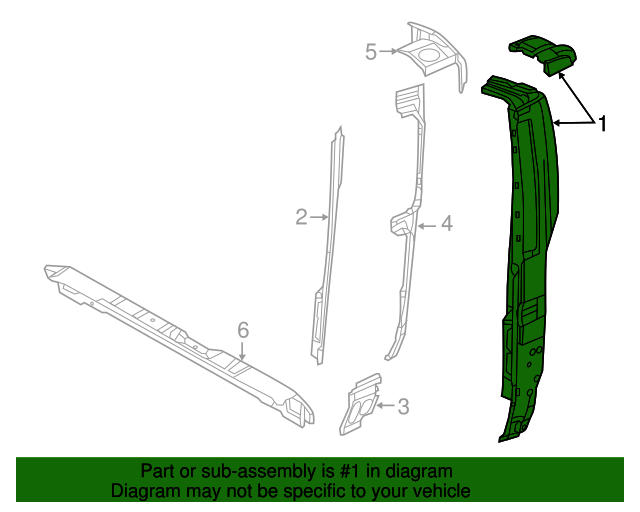 2014-2023 Ram Panel 68565022ab | TascaParts.com