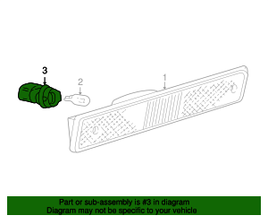 1998-2018 Volkswagen Side Marker Light Socket 8D0-971-273 | VW Direct ...