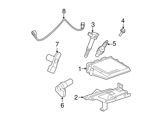 2009-2024 Ford Ignition Coil Bolt W714507-S437 | Varsity Ford