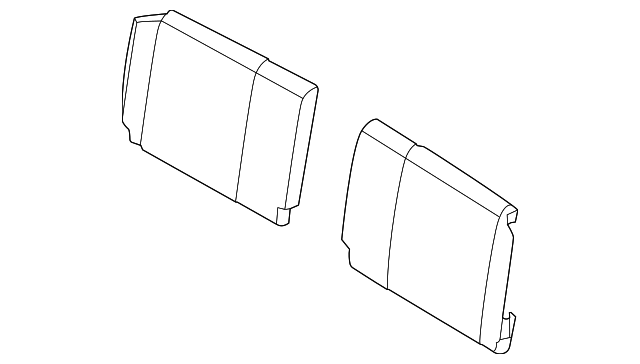2020-2024 Porsche 911 Seat Back Pad 992-885-776 | Gaudin Porsche Parts