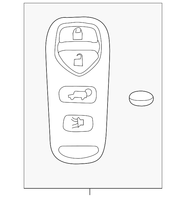 28268-ZT03A - Remote Control Key Fob (Vehicles W/O I-Key) - 2005-2021 ...