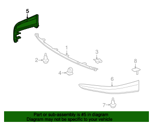 2010-2012 Lexus HS250h Side Spoiler 76851-75020-A0 | OEM Parts Online