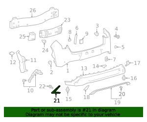 2019-2023 Lexus Bumper Trim 52153-76020 | AutoNationParts.com