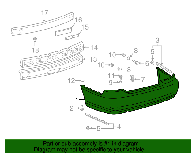 52159-33911 - Bumper Cover 2002-2006 Lexus | Lexus of Stevens Creek Parts