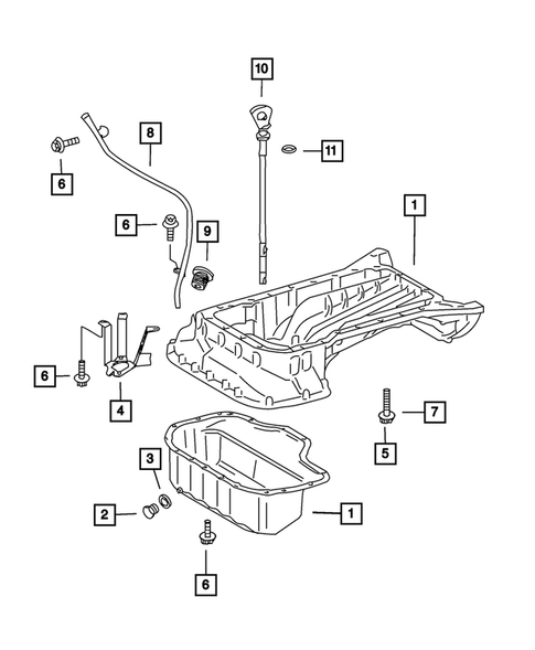 Engine Oiling for 2007 Dodge Sprinter 3500 | Mopar eStore
