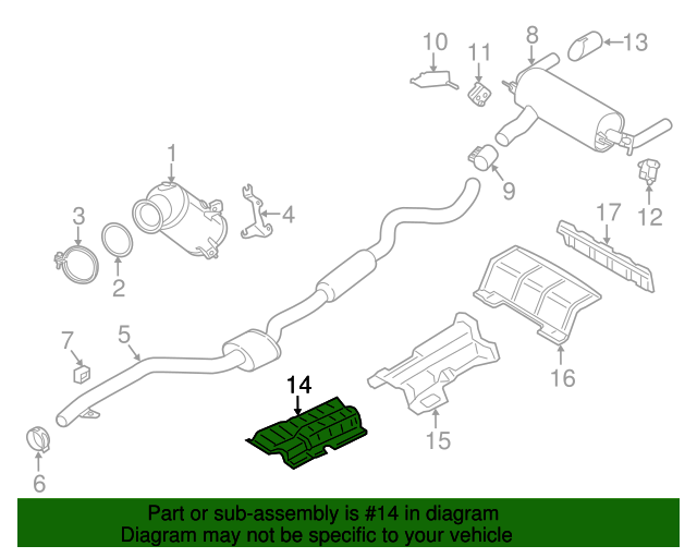 Genuine BMW 51-48-7-241-771 | Heat Shield | FREE Shipping on Most ...