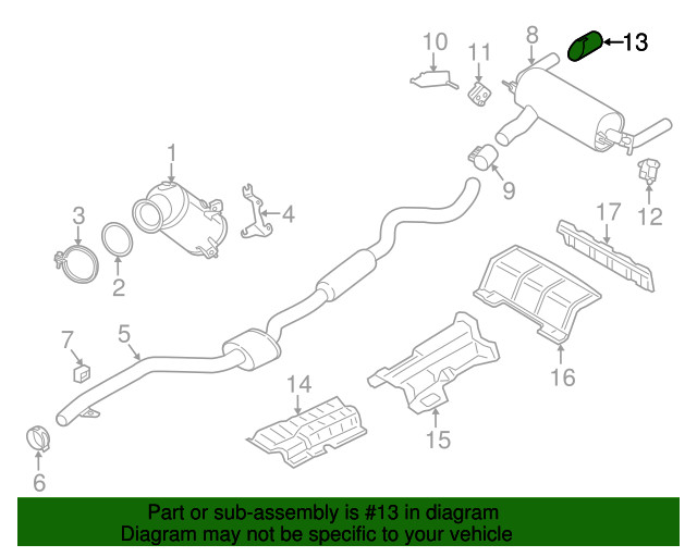 Genuine BMW 18307610635 | Tailpipe Extension - Aluminum Look | FREE ...