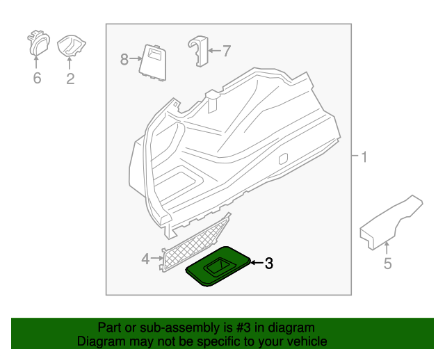 51477464191 - 2017-2020 BMW Lid (51-47-7-464-191) | BMW of South ...