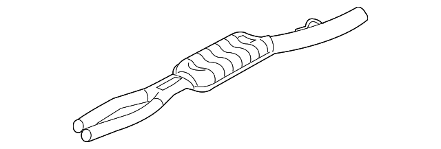 18307541476 - 2006-2011 BMW Muffler (18-30-7-541-476) | BMW of South ...