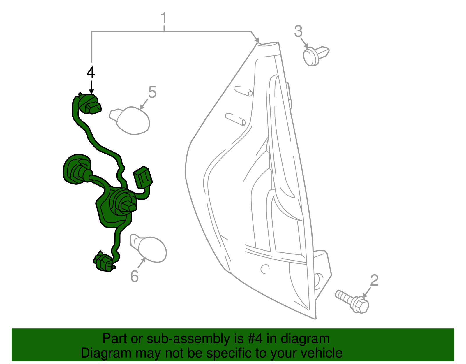 81555-52D00 - Tail Light Harness 2015-2017 Toyota Prius C | AutoNation ...