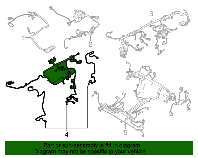 2015-2016 Ford Wire Harness CK4Z-14A411-G | OEM Parts Online