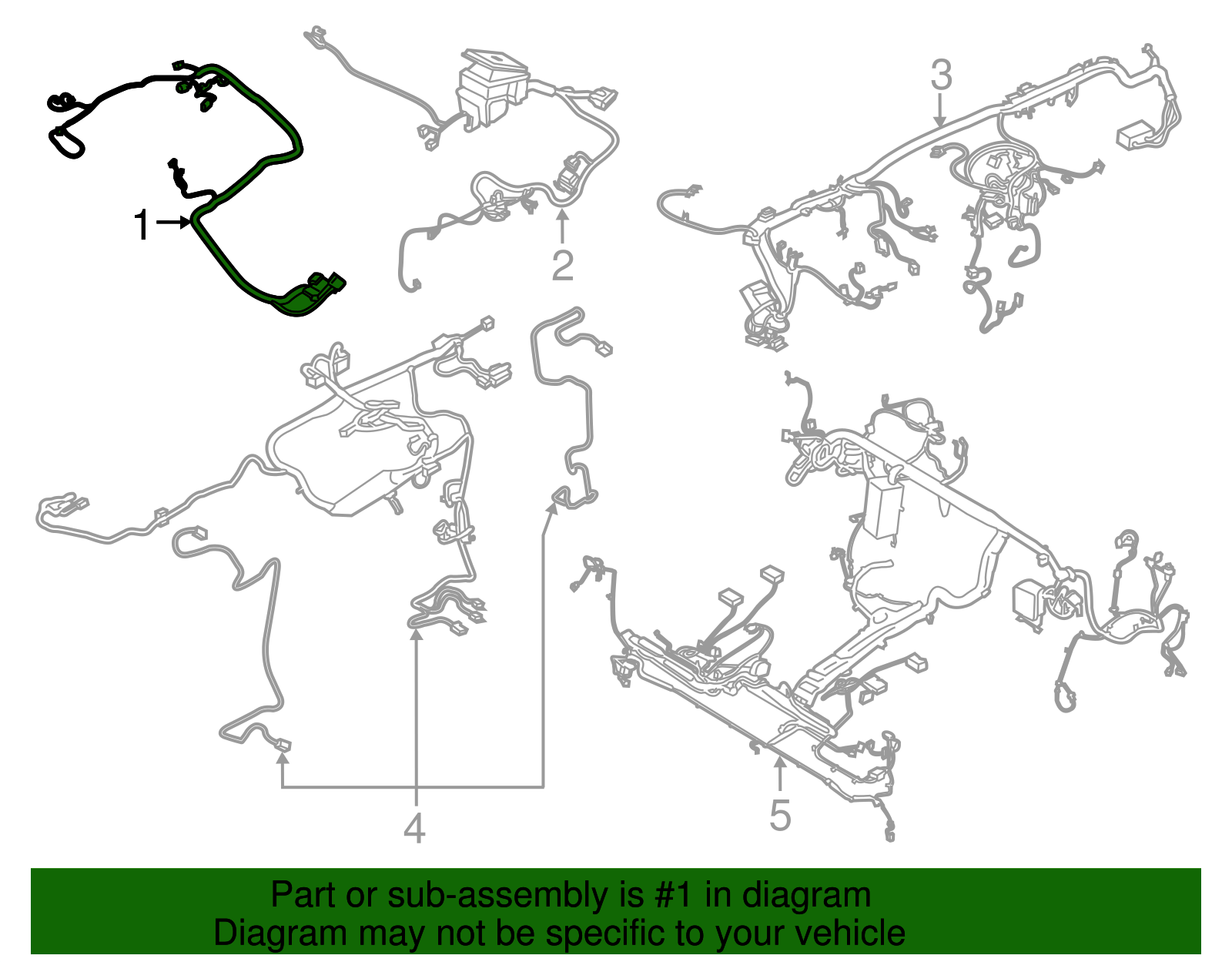2015 Ford | Engine Harness | CK4Z-12B637-B | Walls' Ford Parts
