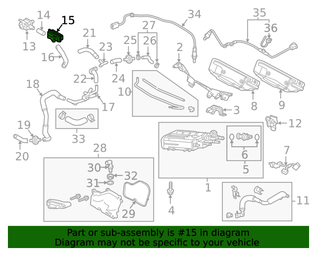 PY8V-13-978 - Emission Check Valve - 2018-2021 Mazda | MazdaSwag