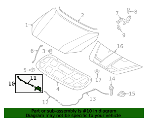 2019-2022 Hyundai Kona Electric Latch 81130-K4000 | QuirkParts