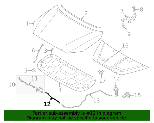 81190-J9100 - Release Cable - 2018-2023 Hyundai | World OEM Parts Hyundai