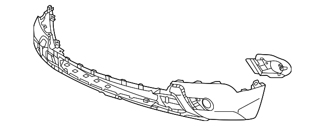 2021-2023 Chevrolet Trailblazer Front Bumper Lower Fascia 42766408 GM ...