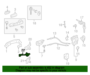 2011-2016 Scion tC Check Assembly Front Door 68610-21030 | OEM Parts Online