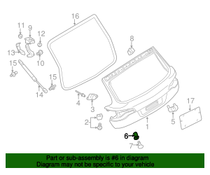 Audi OEM Bumper Cover Retainer Part# N-906-481-02 | OEM Vehicle Parts