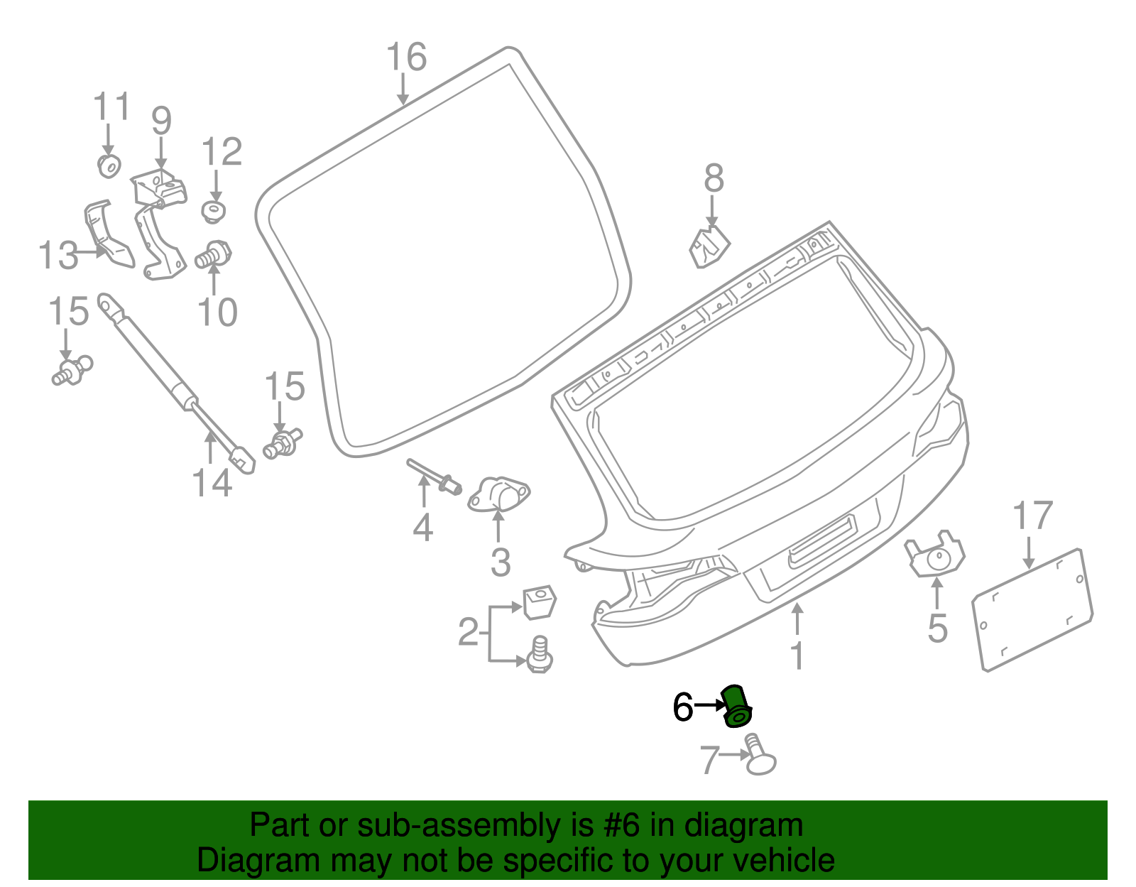 N-906-481-02 - Aperture Assembly Nut 2007-2025 Audi | Audi OEM Parts