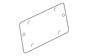 2010-2015 Audi Q7 License Bracket 4L0-827-113-9B9 | OEM Parts Online