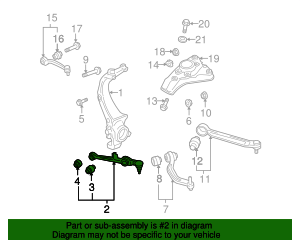 4E0-407-151-K - Lower Control Arm 2004-2006 Volkswagen Phaeton ...