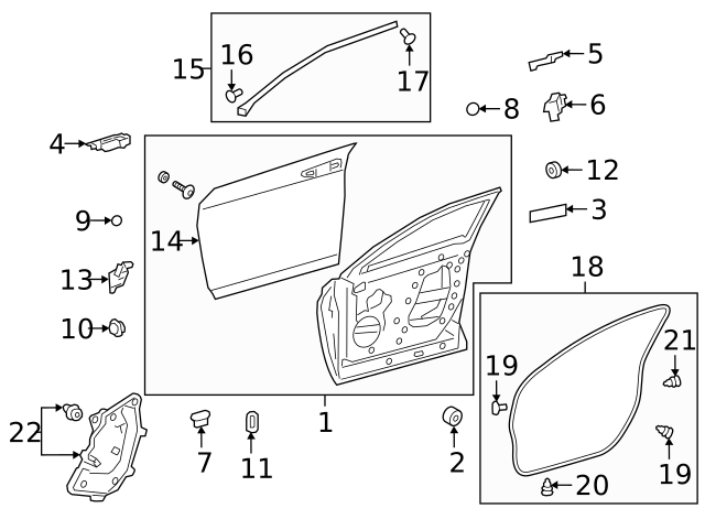 2019-2023 Lexus Door Weather-Strip 67862-76020 | OEM Parts Online