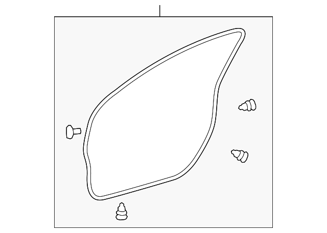 2019-2023 Lexus Door Weather-Strip 67862-76020 | OEM Parts Online