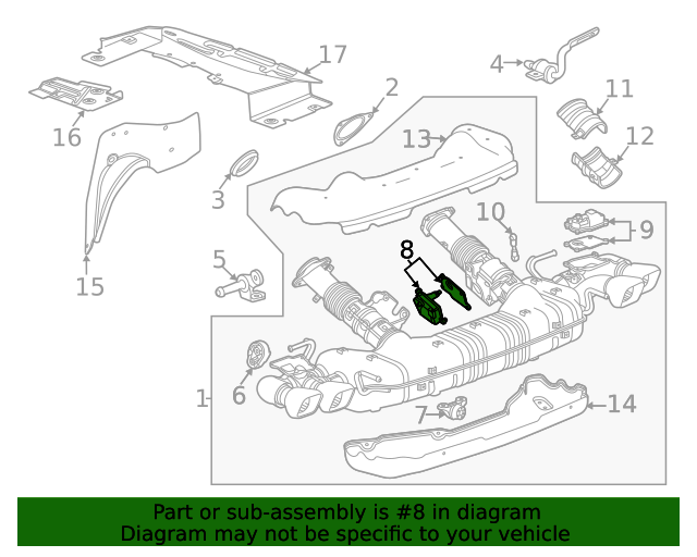 Exhaust Control Valve Actuator 85151128 | GM Parts Center