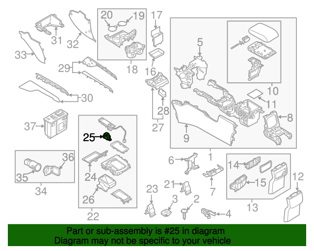 2016-2023 Mazda Switch Assembly GMJ6-66-YK0 | GetOEMParts.com