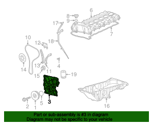 2002-2012 GM Cover Asm-Eng Frt (W/ O/Pmp) 12628565 | GM Parts Center
