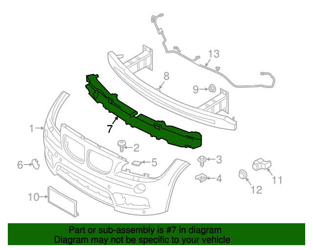 Genuine BMW 51-11-2-990-205 | Absorber | FREE Shipping on Most Orders ...