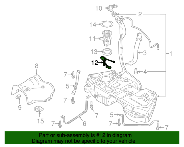 80A-919-047-F - Fuel Gauge Sending Unit 2018-2024 Audi | Audi OEM Parts
