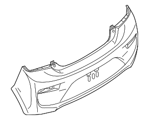 6410D945 - Bumper Cover 2021-2024 Mitsubishi Mirage | Mitsubishi Direct ...