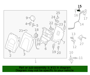 9CS6-00-516B - Bumper Cover Screw 2003-2025 Mazda | Mazda Parts Connect